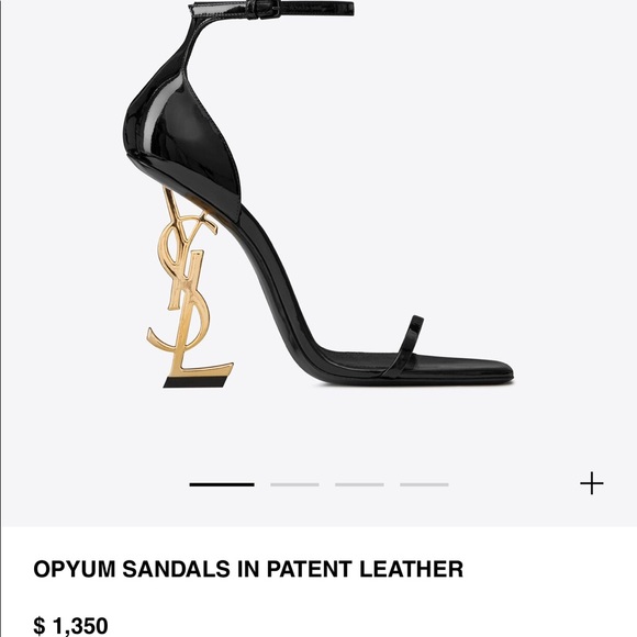 Yves Saint Laurent | Shoes | Saint Laurent Opyum Patent Leather Heels ...